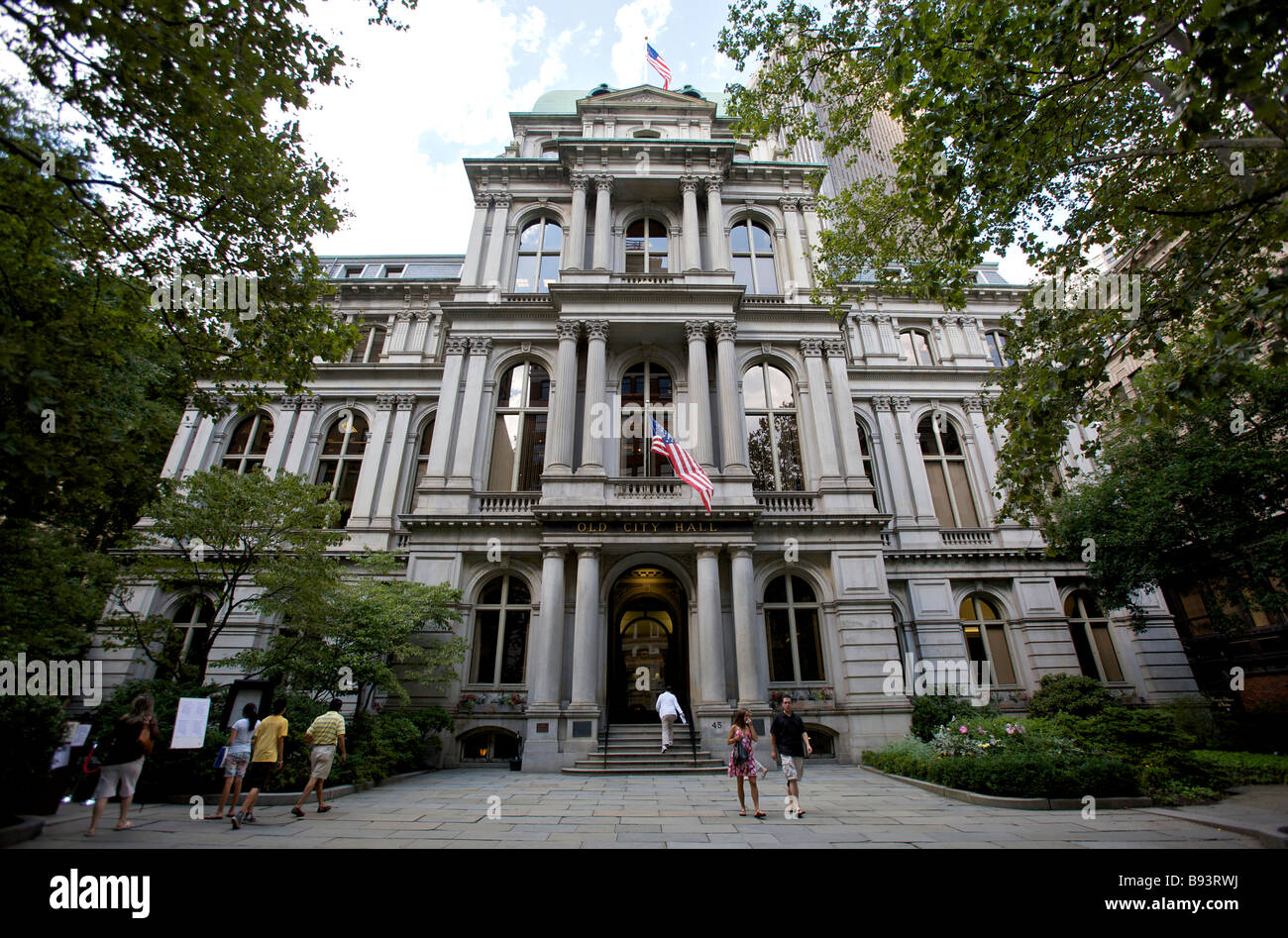 Boston old city hall hi-res stock photography and images - Alamy