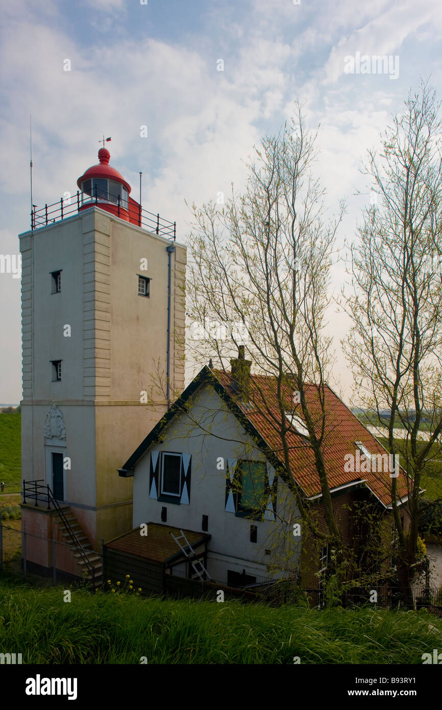 lighthouse near Andijk Netherlands Stock Photo - Alamy