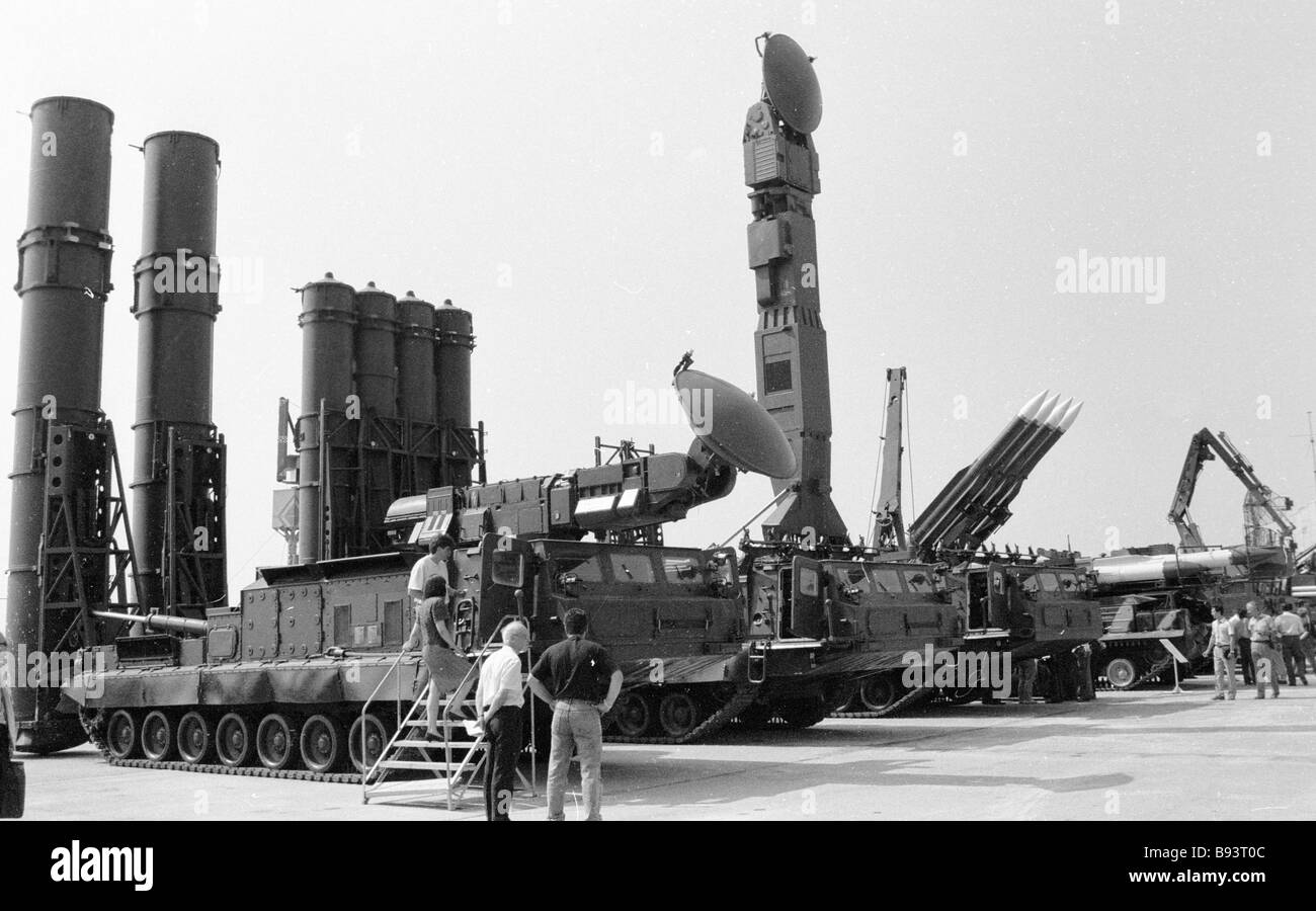 S 300 surface to air missile SAM system for hitting cruise missiles and ...