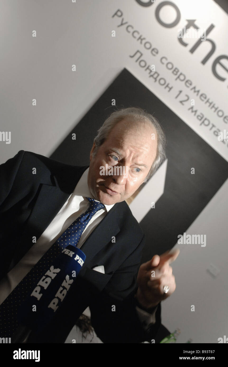 Lord Mark Poltimore Deputy Chairman of Sotheby s Europe during the ...