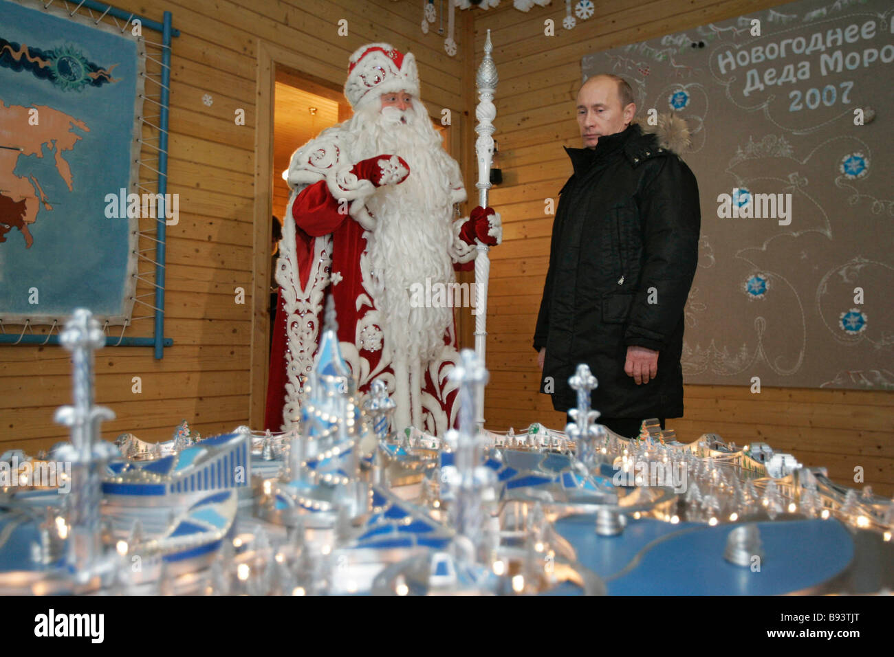 President Vladimir Putin visited Grandfather Frost s residence in ...