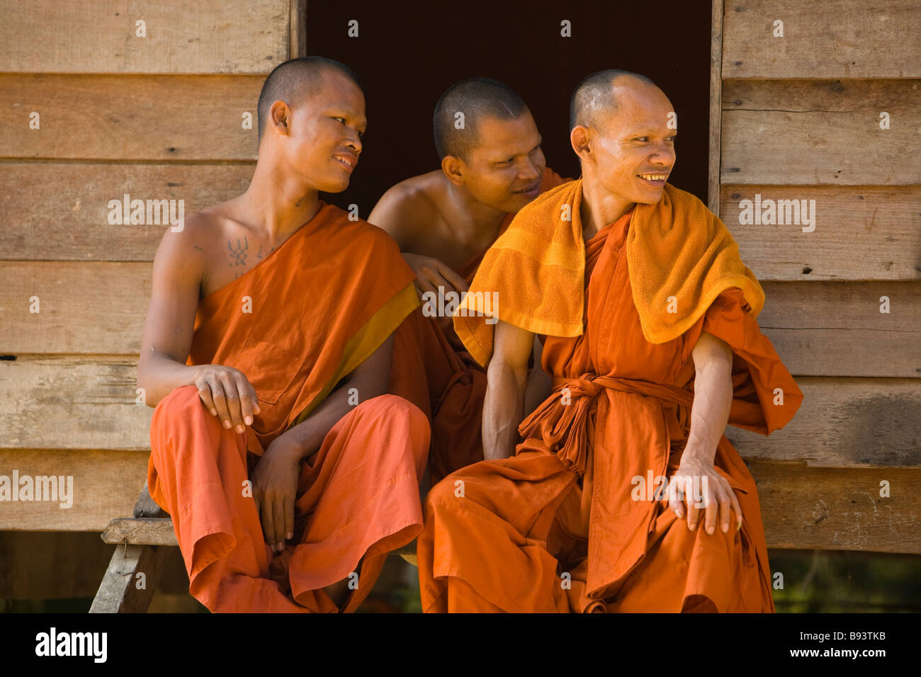 Festival Blessing of new temple Angkor Wat complex Cambodia Stock Photo ...