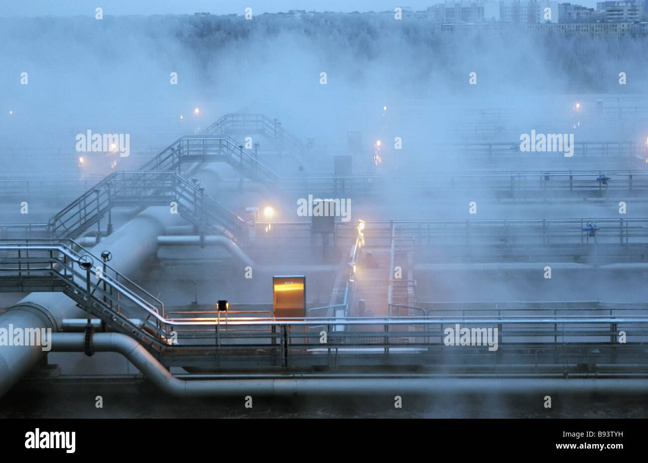 A new sewage sludge burning plant is opened at the South West sewage ...