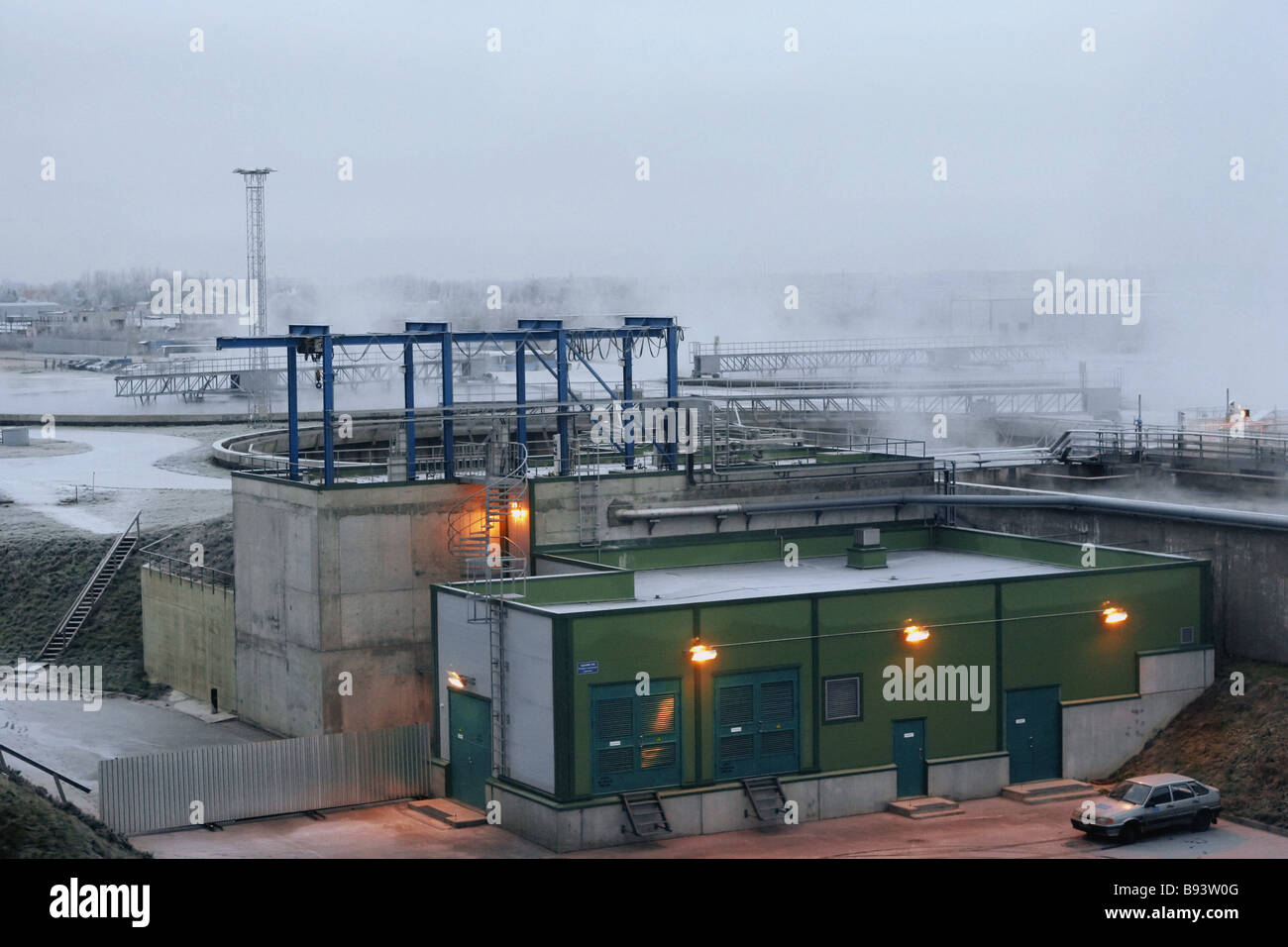 A new sewage sludge burning plant is opened at the South West sewage ...
