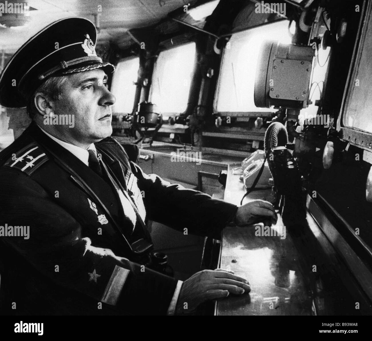 A S Kovalchuk commander of the Kirov missile cruiser Stock Photo - Alamy