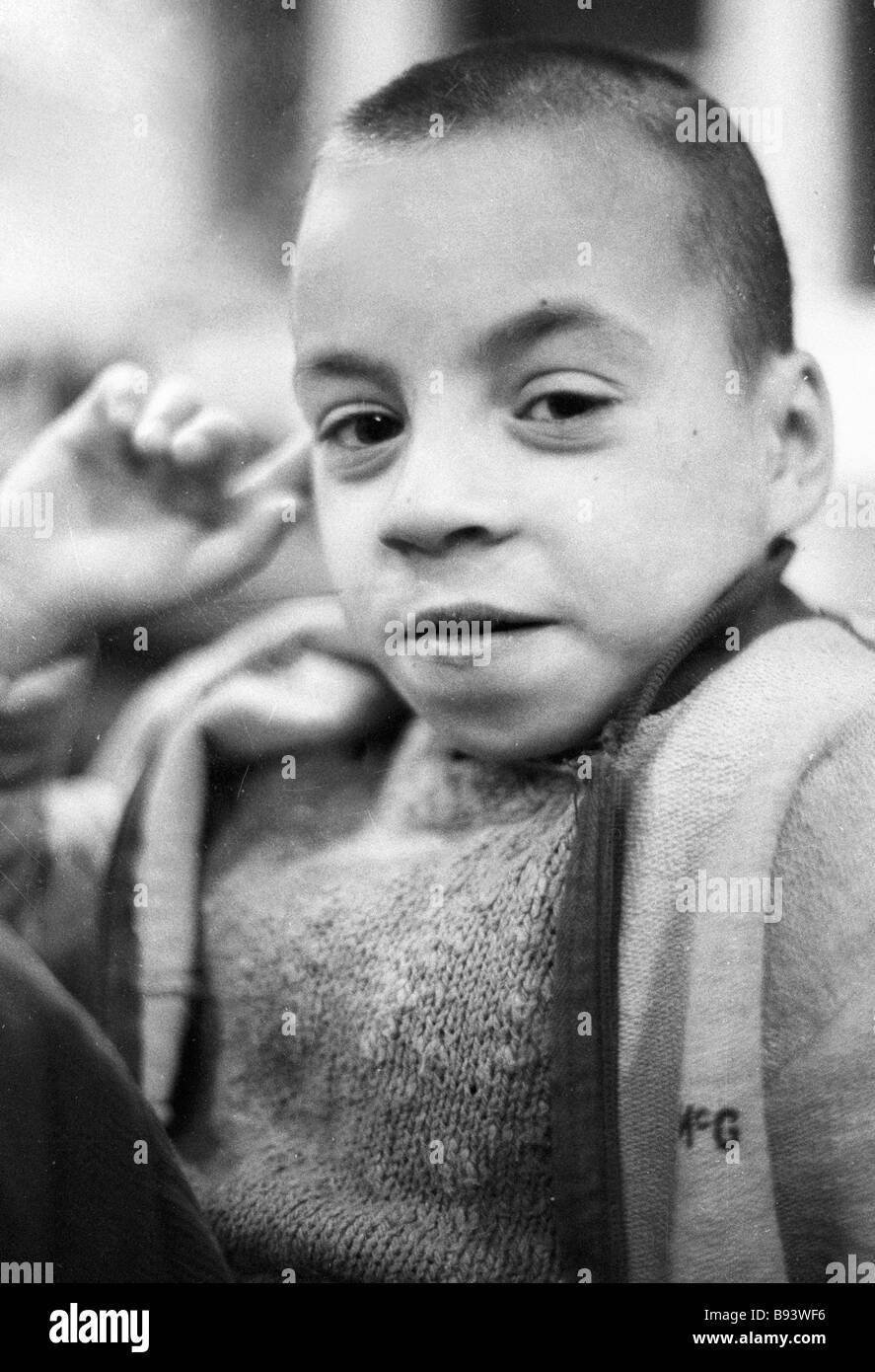 A waif in a Moscow orphanage Stock Photo - Alamy