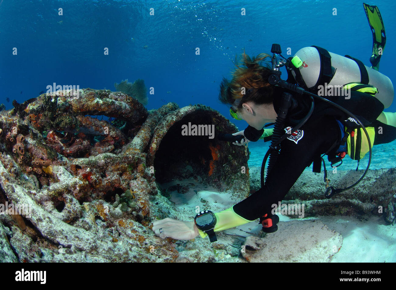 Scuba shipwreck bahamas hi-res stock photography and images - Alamy