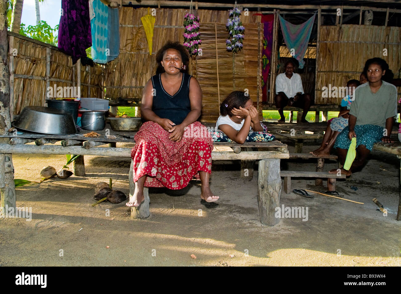 Solomon islands village hi-res stock photography and images - Alamy