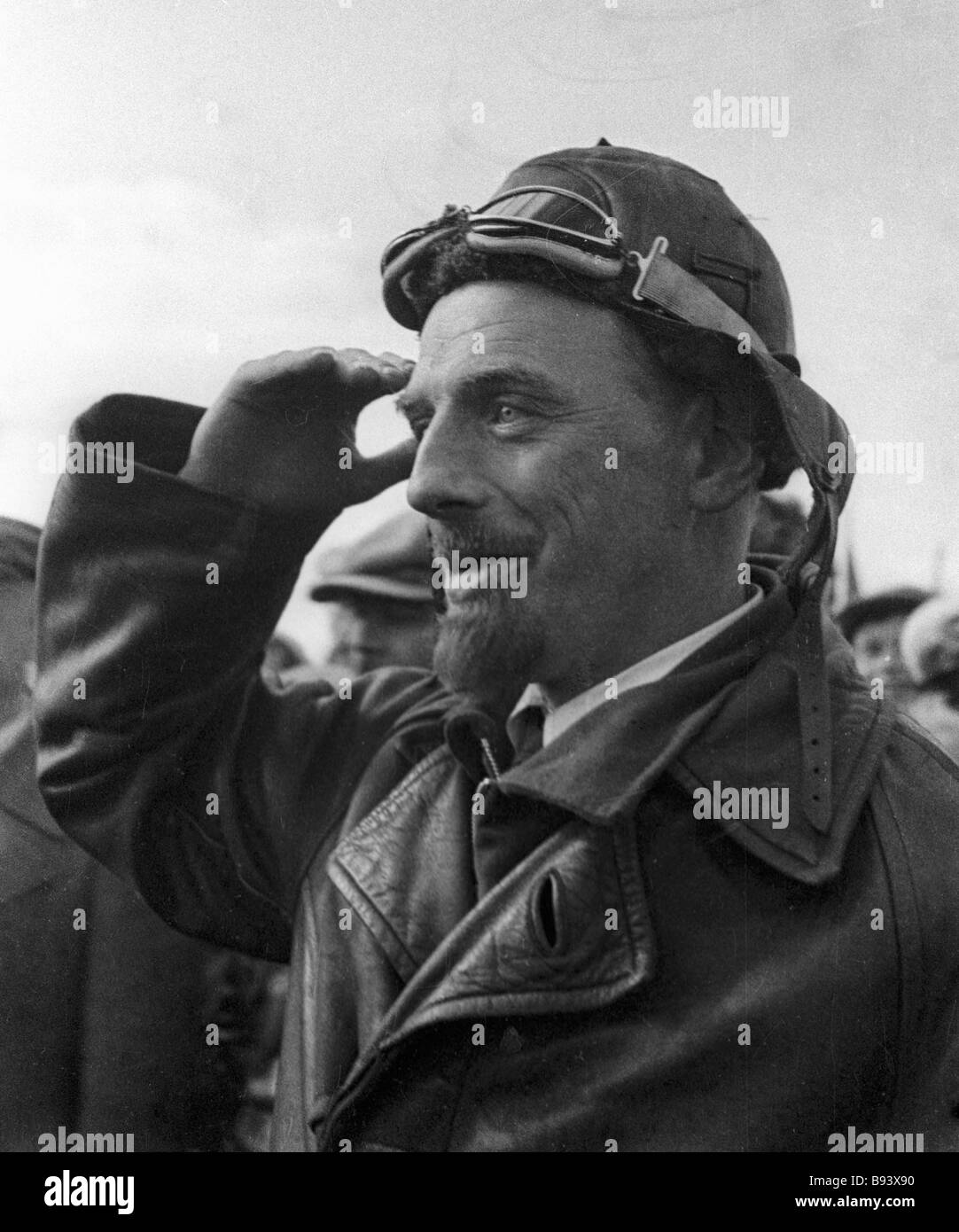 Soviet Arctic pilot Fabio Farikh Stock Photo - Alamy