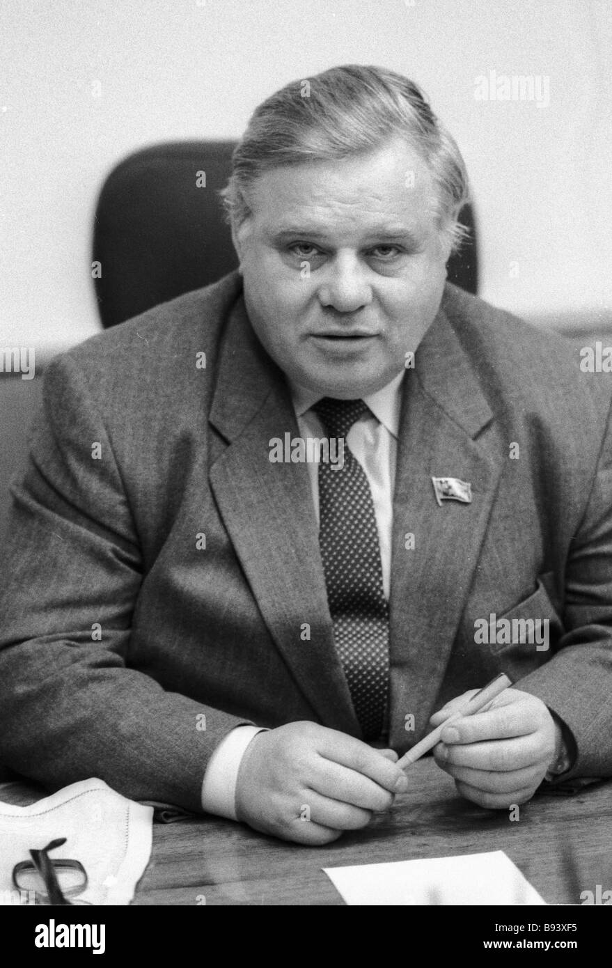 The RSFSR Health minister Anatoly Ivanovich Potapov Stock Photo - Alamy