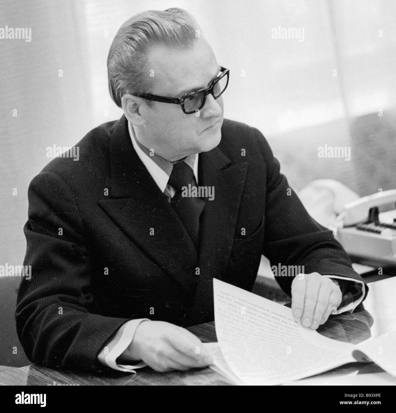 Estonian Healthcare minister Vaino Ratsep Stock Photo - Alamy