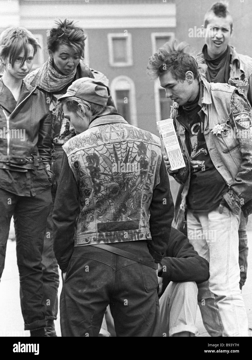Punks in Moscow Stock Photo - Alamy