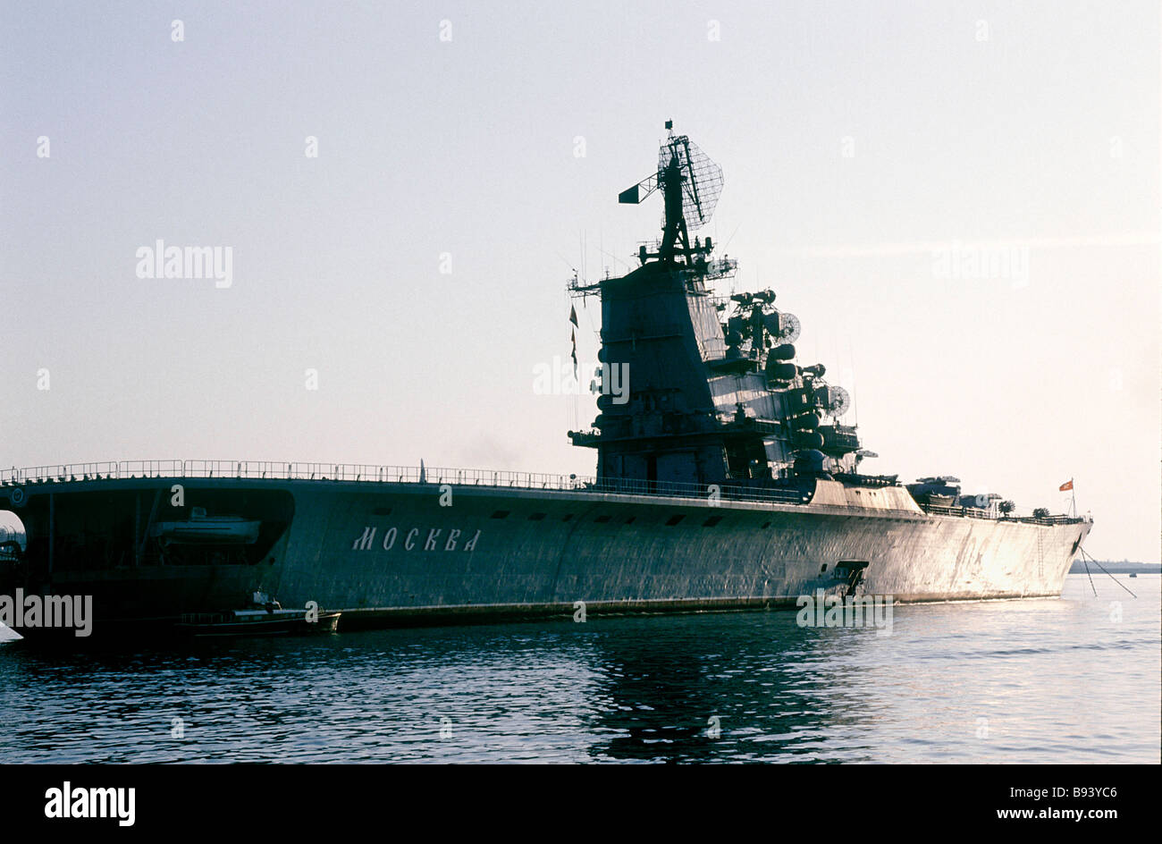 The Moskva GM heavy cruiser the Black Sea Fleet flagship is back to ...