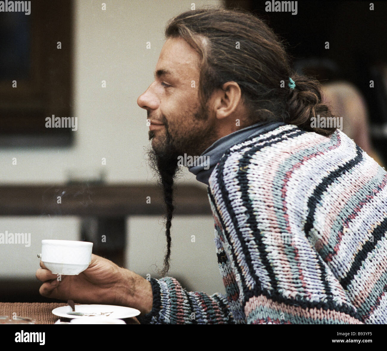 A resident of Kufstein with a plaited beard Stock Photo - Alamy