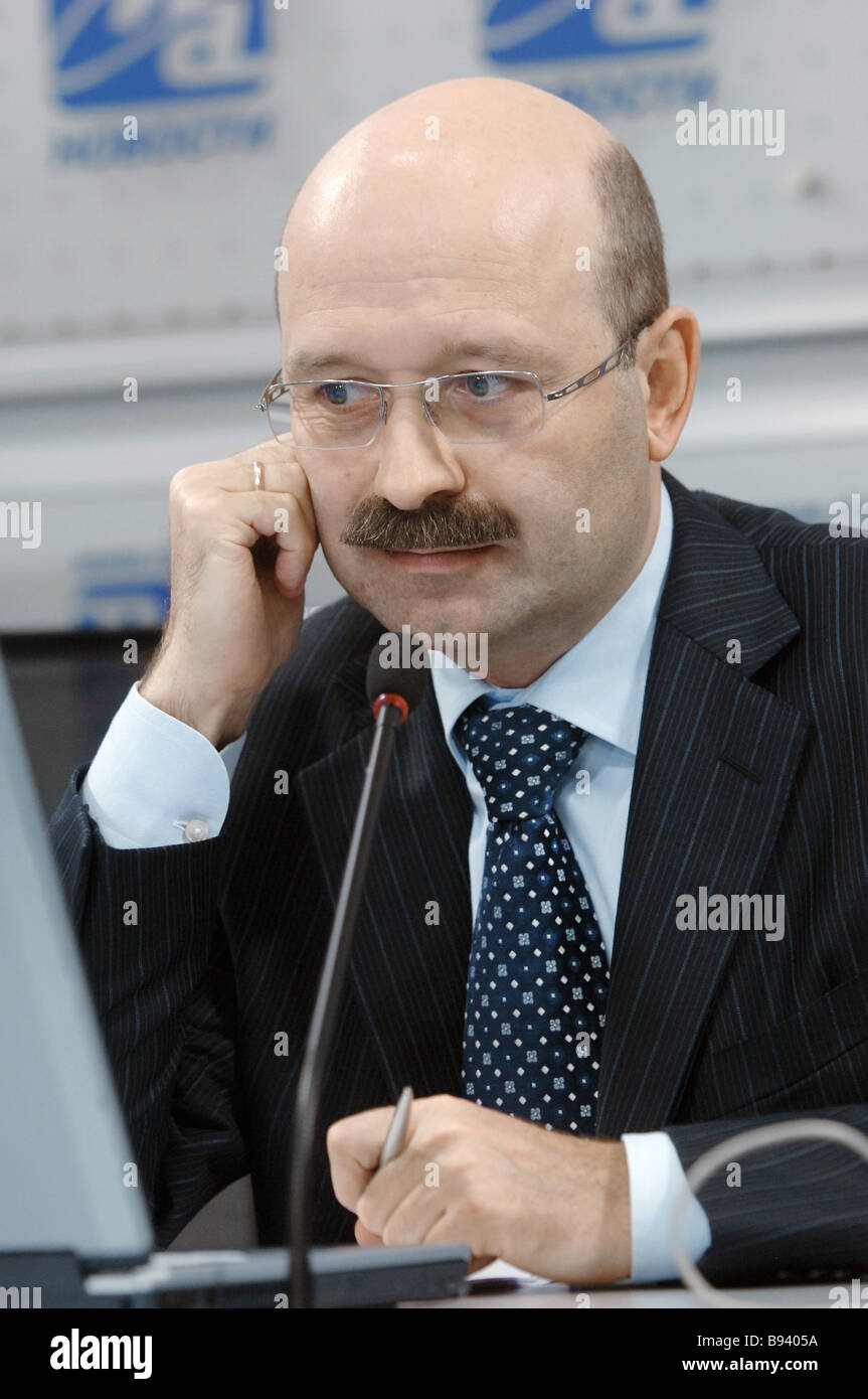 Mikhail Zadornov CEO of VTB 24 specialized retail bank attends RIA ...