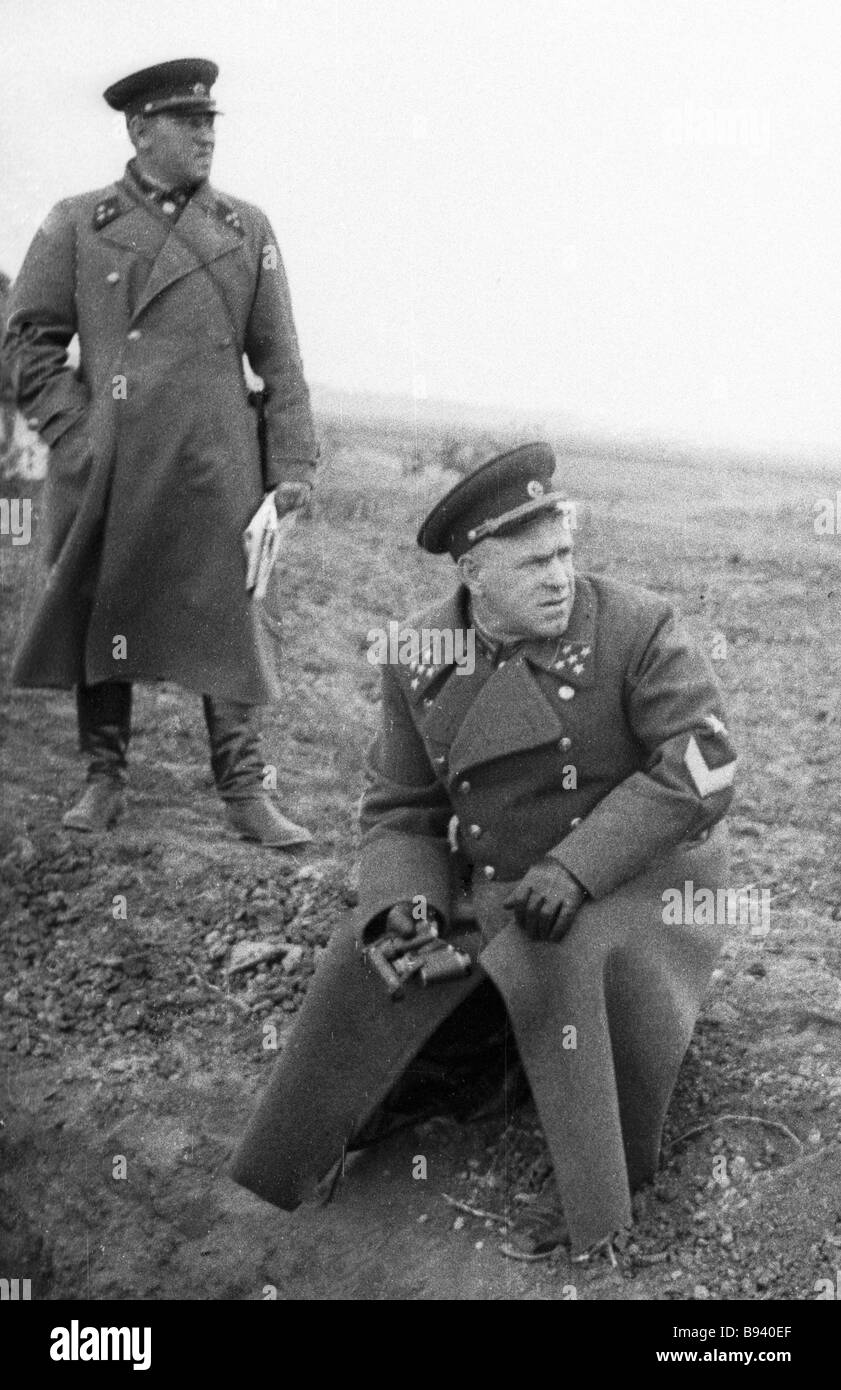 General of the Army Georgy Zhukov center visits a Kiev Military ...