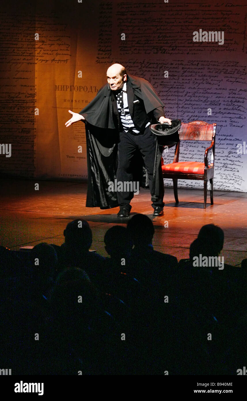 Actor Alexander Filipenko People s Artist of Russia performing at the ...