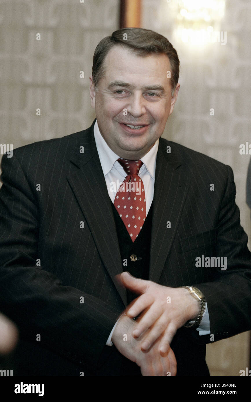 Russian Health Minister Yuri Shevchenko Stock Photo - Alamy