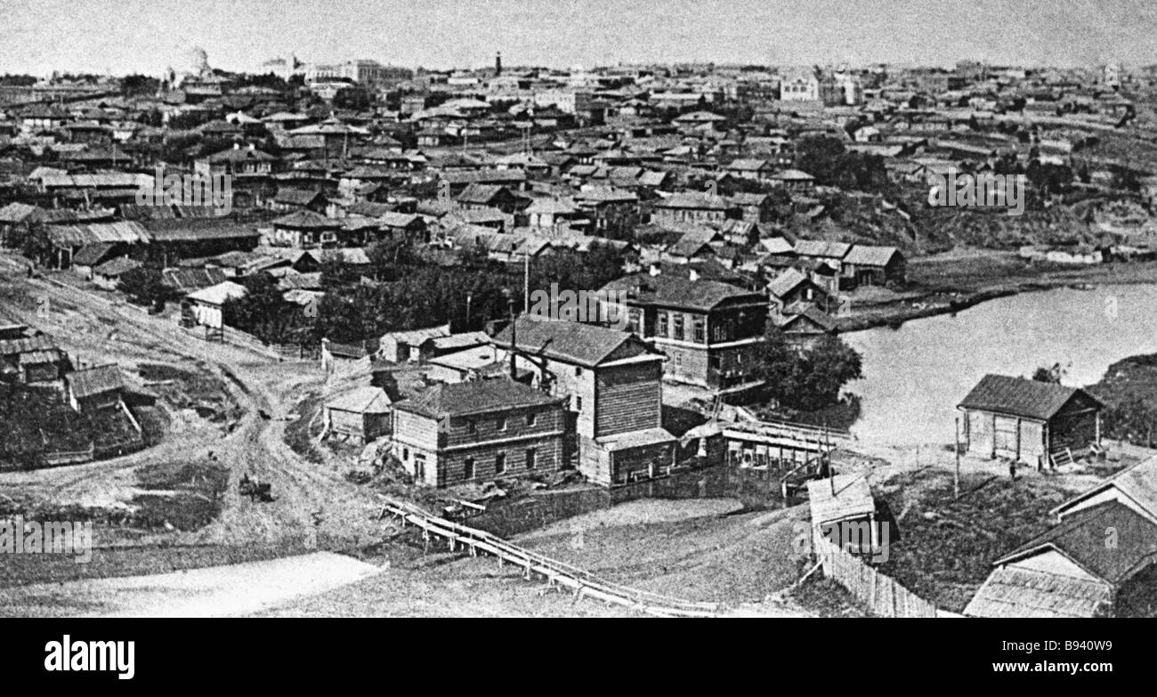 View of Central Novo Nikolayevsk now Novosibirsk prior to the Bolshevik ...