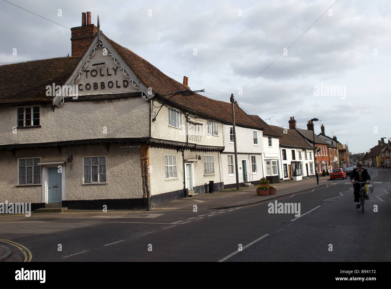 Needham Market high street near Ipswich, Suffolk, UK Stock Photo - Alamy