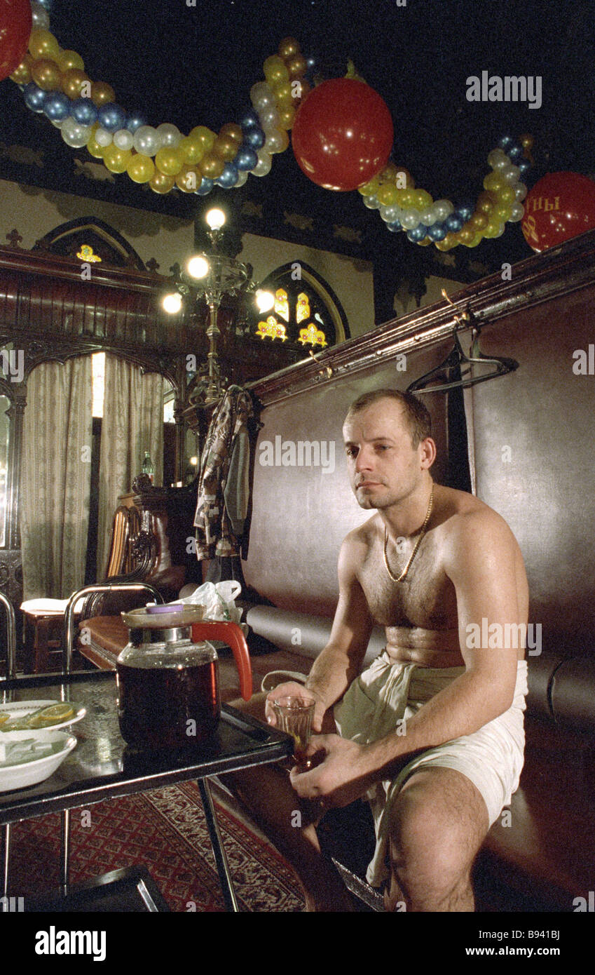 Men s luxury cloakroom at the Sanduny the most posh of Moscow public ...