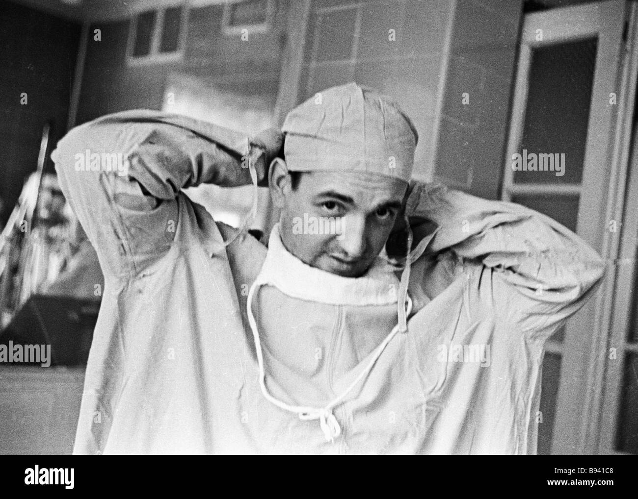 Well known Soviet surgeon Prof Gleb Solovyov Stock Photo - Alamy