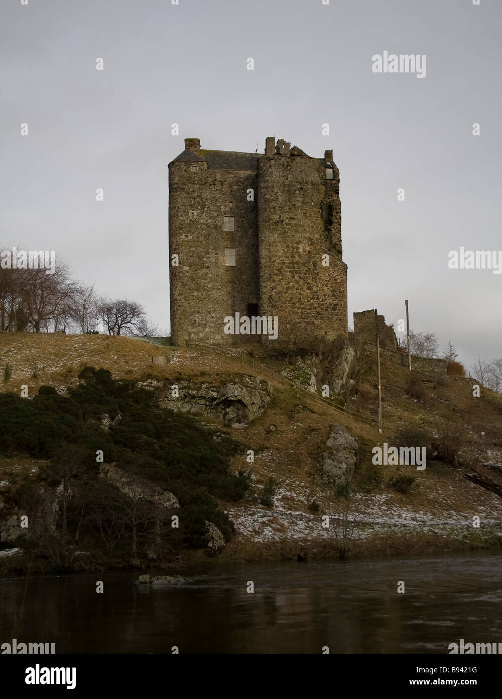 Neidpath castle in Peebles Stock Photo - Alamy