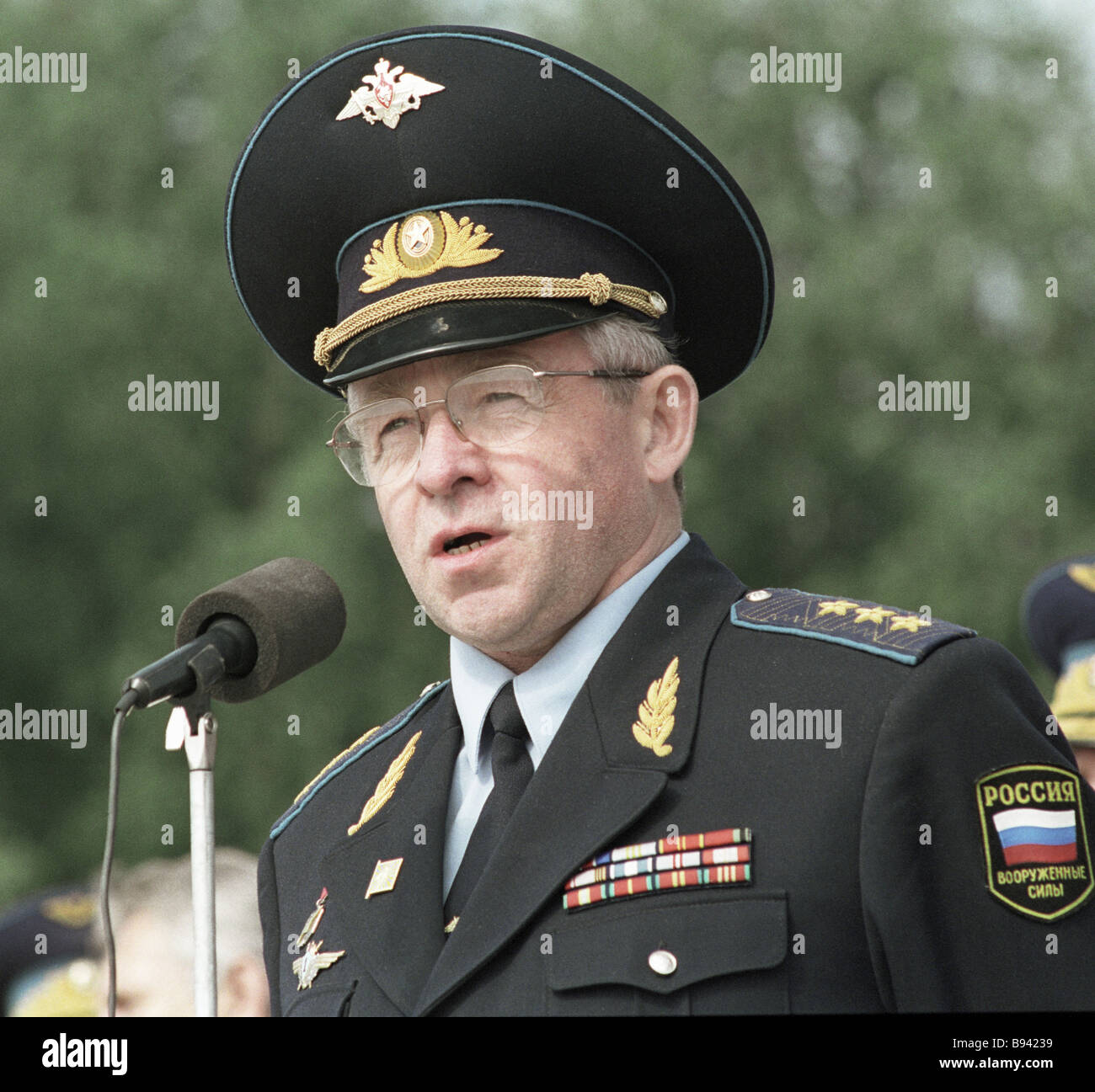 Colonel General Vassiliev commander in chief of the Moscow Air Defense ...
