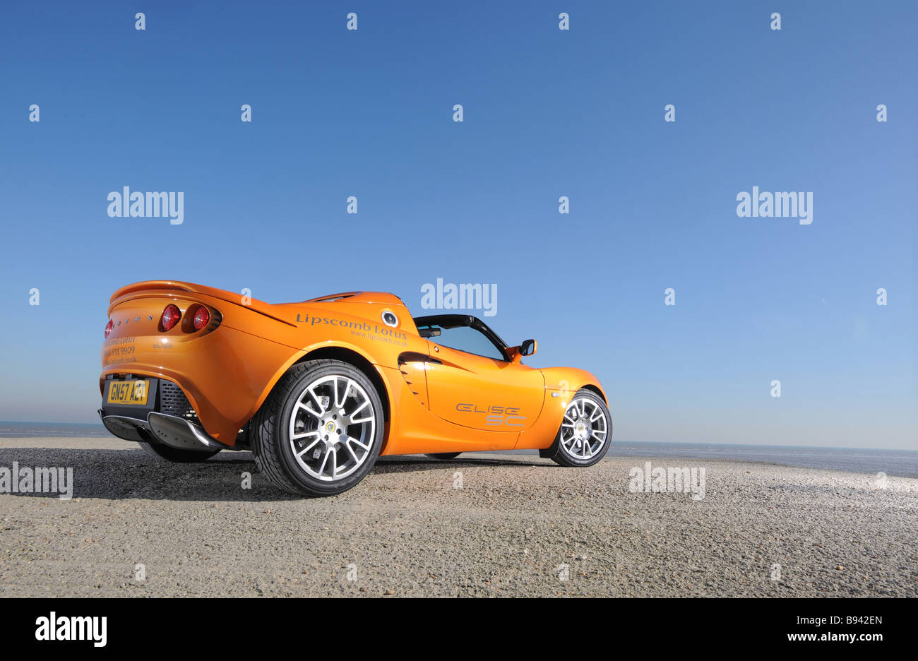 Lotus Elise SC Supercharged mid engine sports car Stock Photo - Alamy