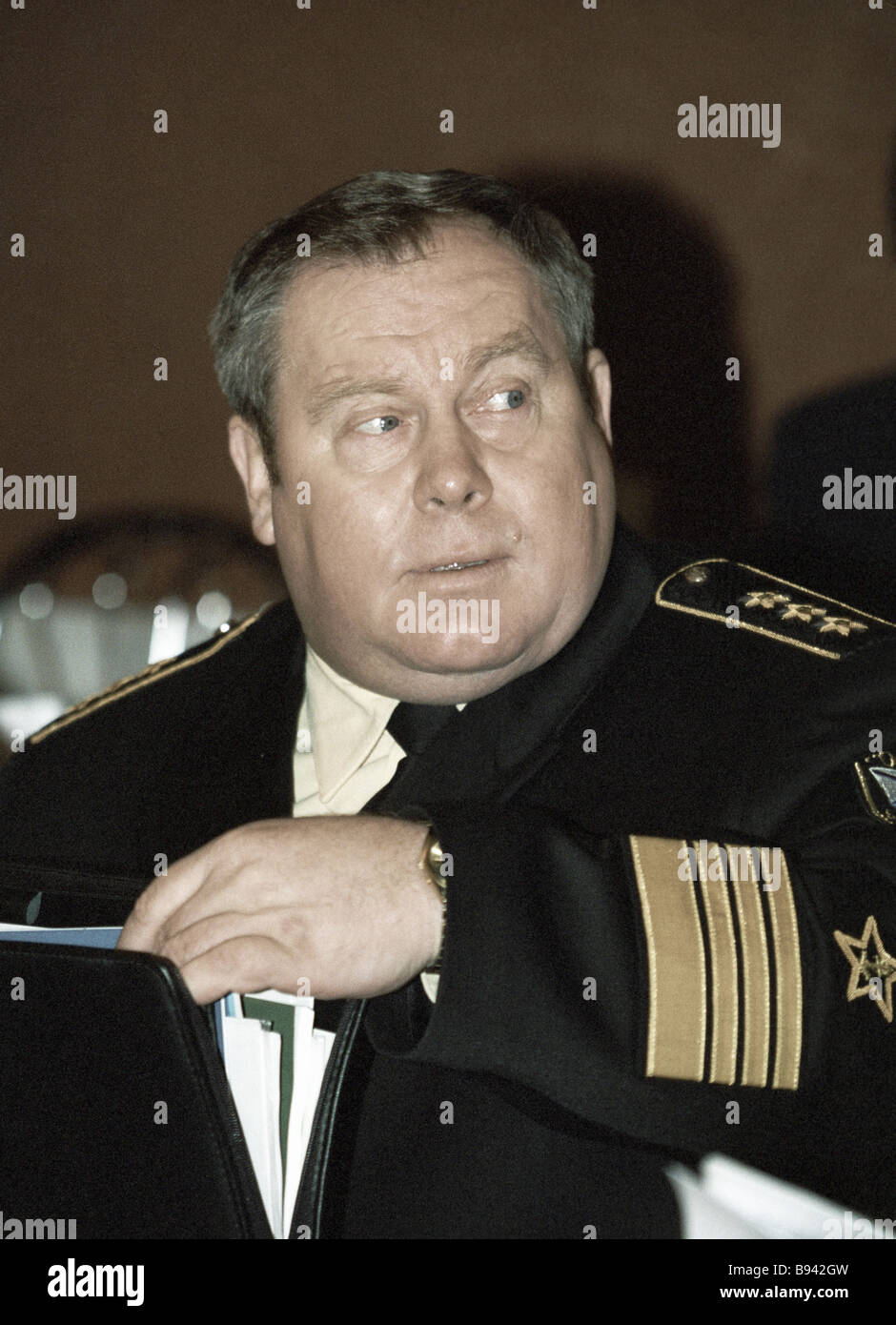 Baltic Fleet Commander Vladimir Valuyev Stock Photo - Alamy