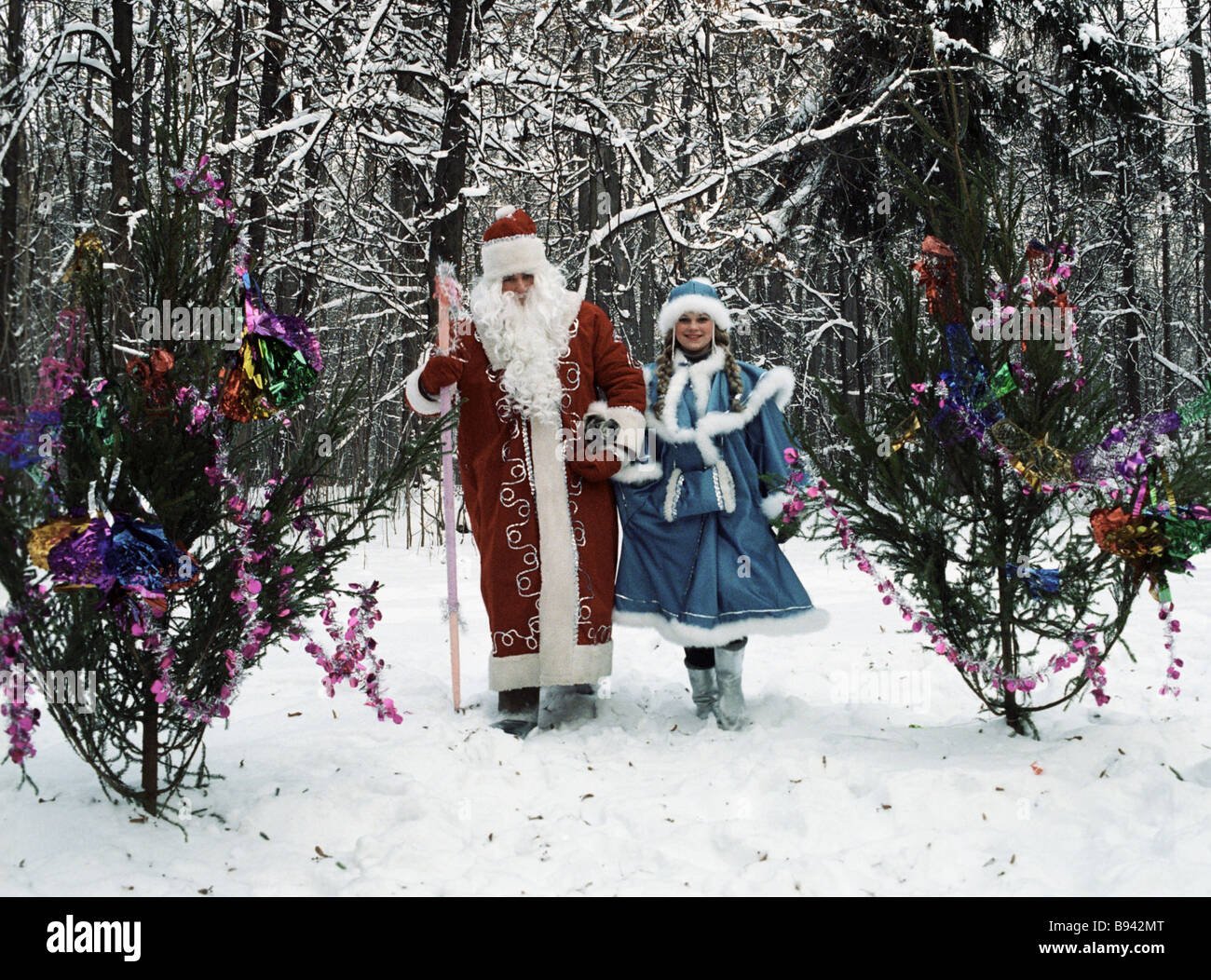 Jack Frost and Snow Maiden Stock Photo - Alamy