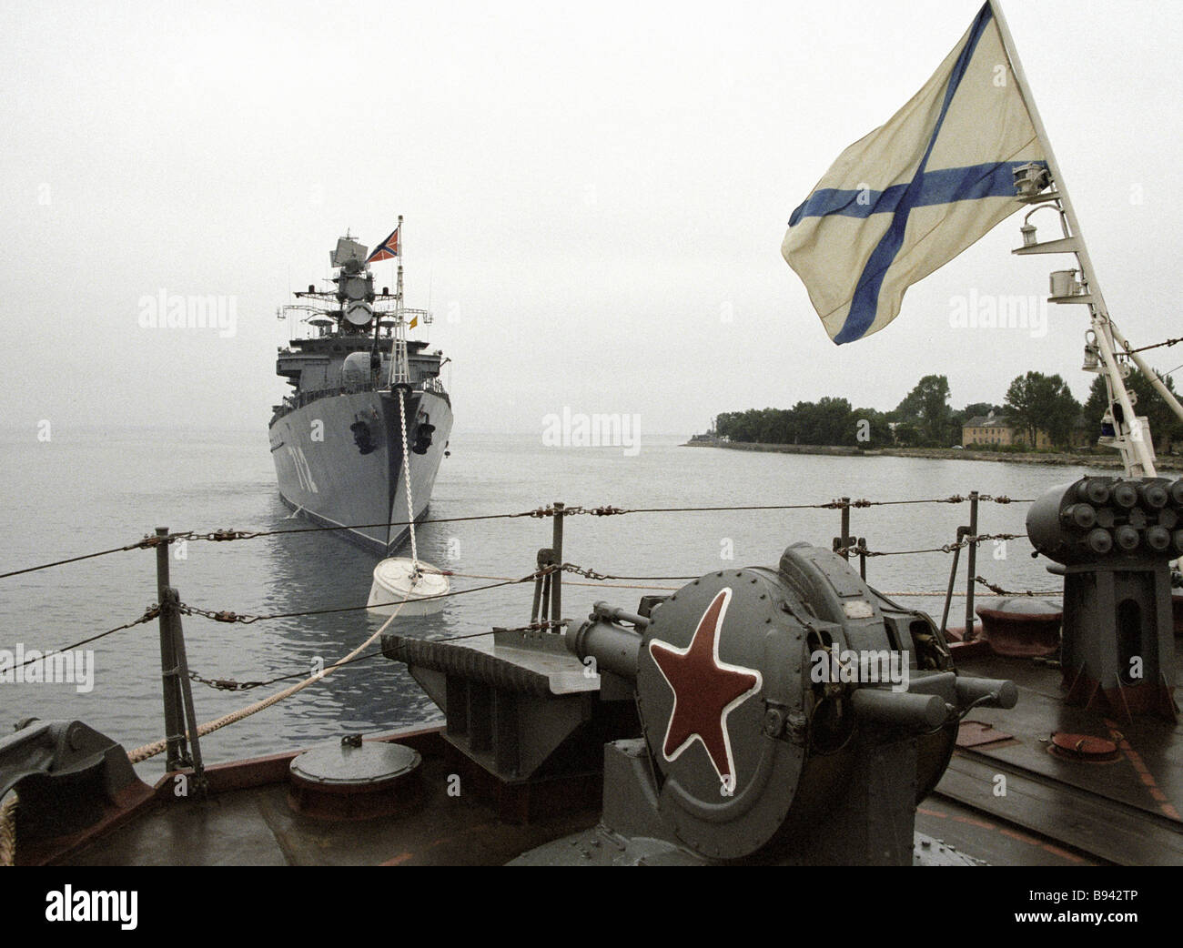 Baltic fleet warships Stock Photo - Alamy