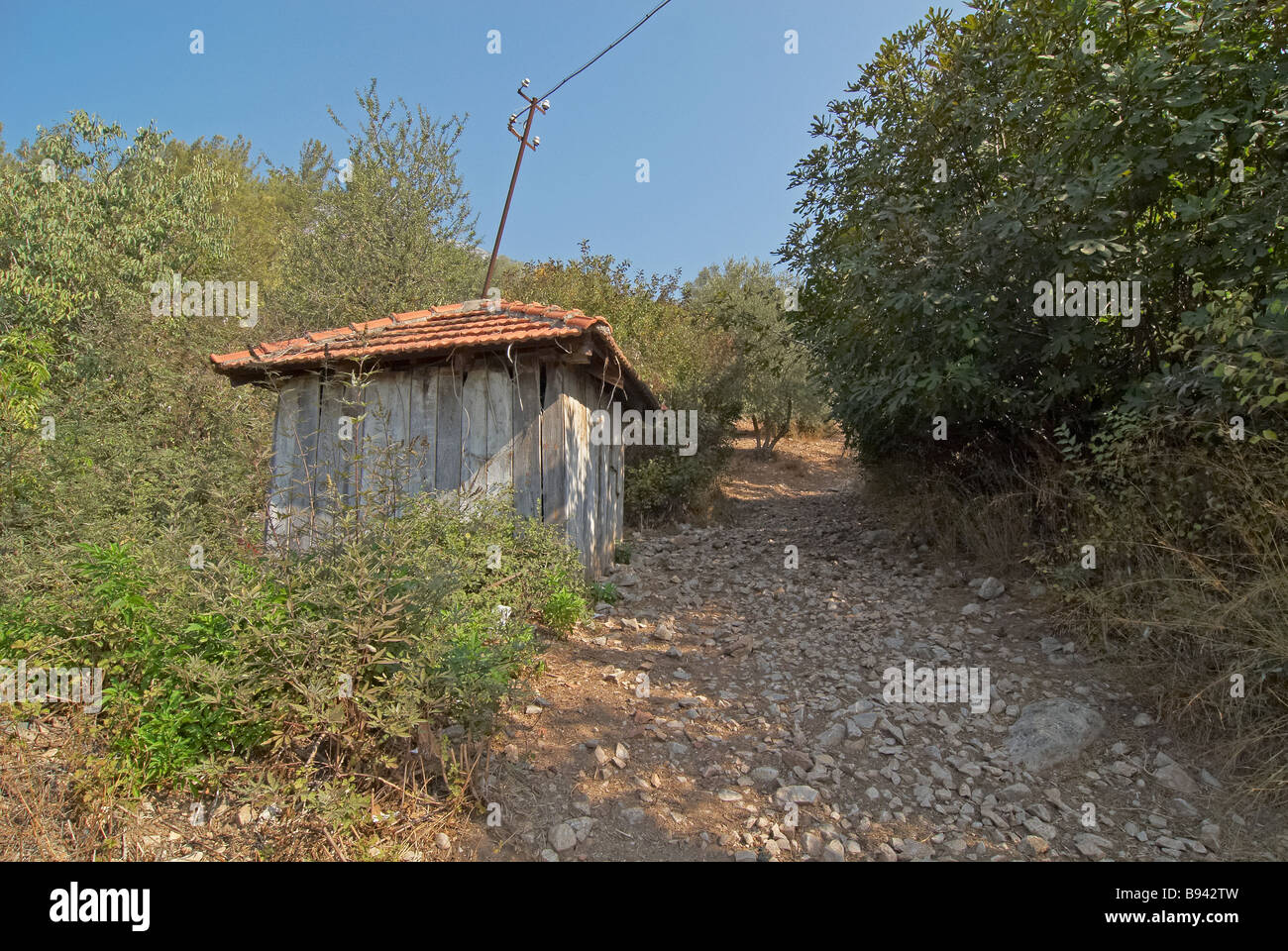 Hut near Akyaka Turkey Stock Photo - Alamy