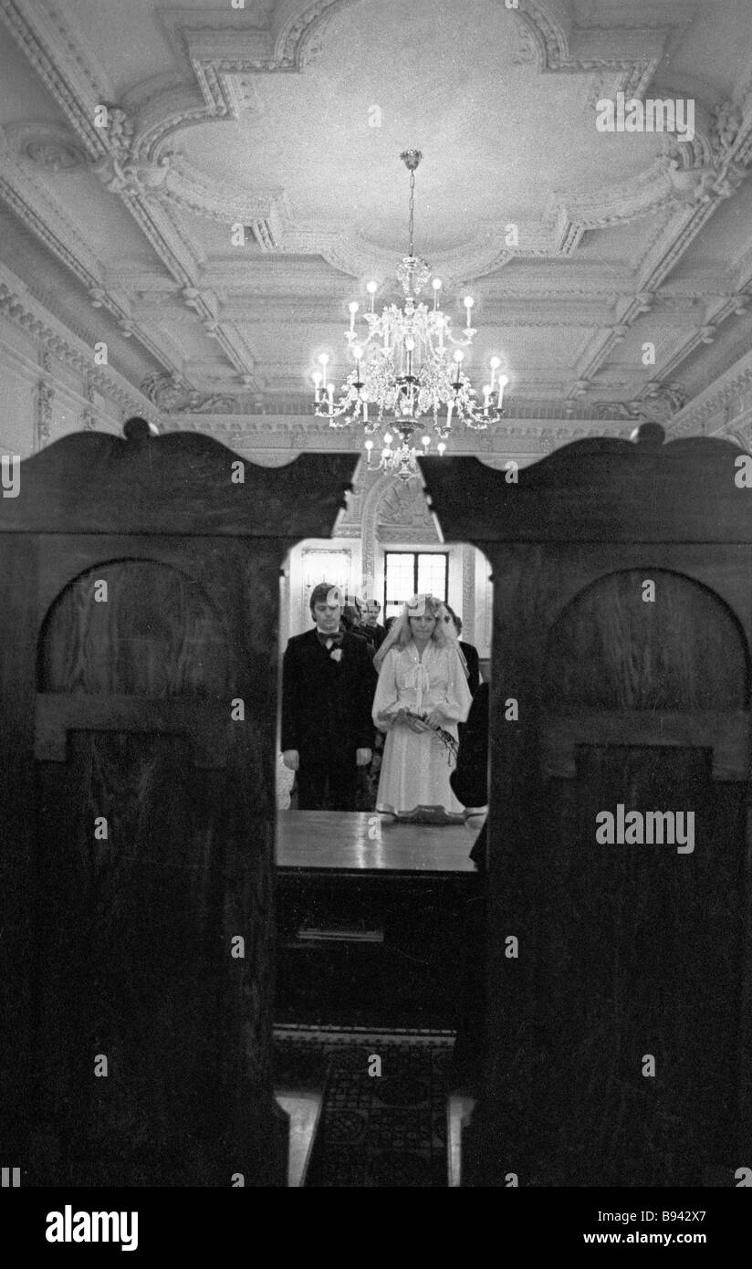 A secular wedding at a new Wedding Palace Stock Photo - Alamy