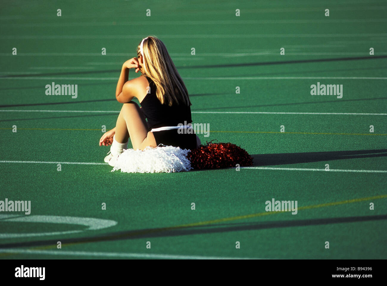 Cheerleader back hi-res stock photography and images - Alamy