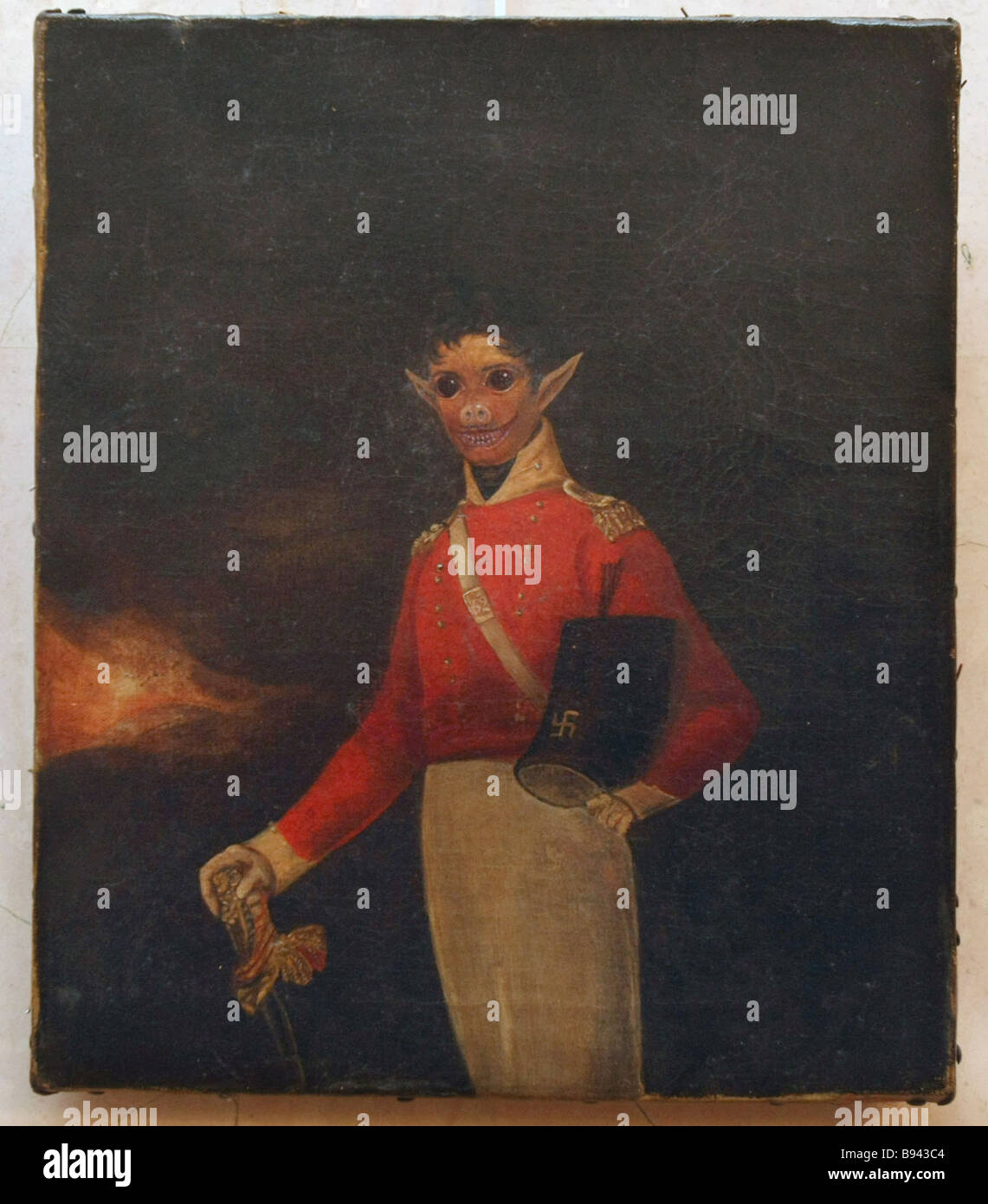 One of the pictures by British artists Jake and Dinos Chapman at their ...
