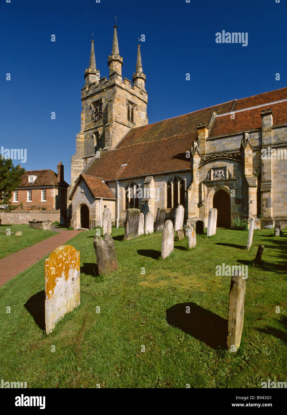 St John the Baptist church Penshurst Kent Stock Photo - Alamy