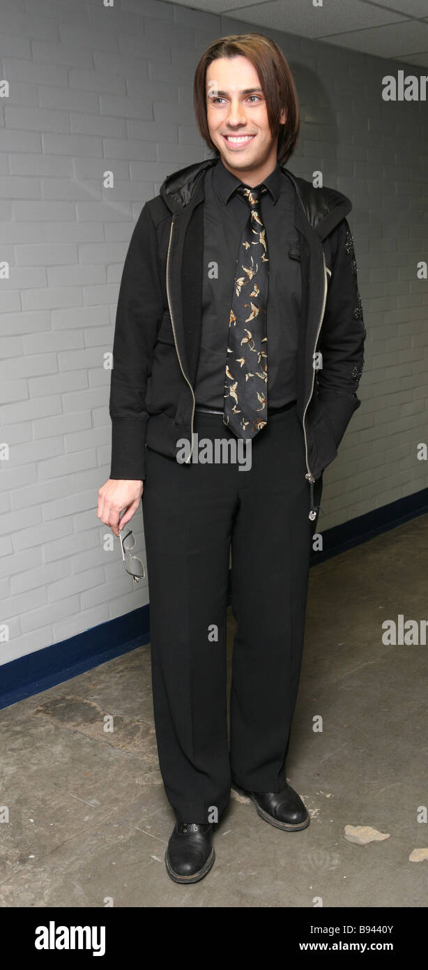 TV host Maxim Galkin at Olympiyski Stadium where the Song of the Year ...