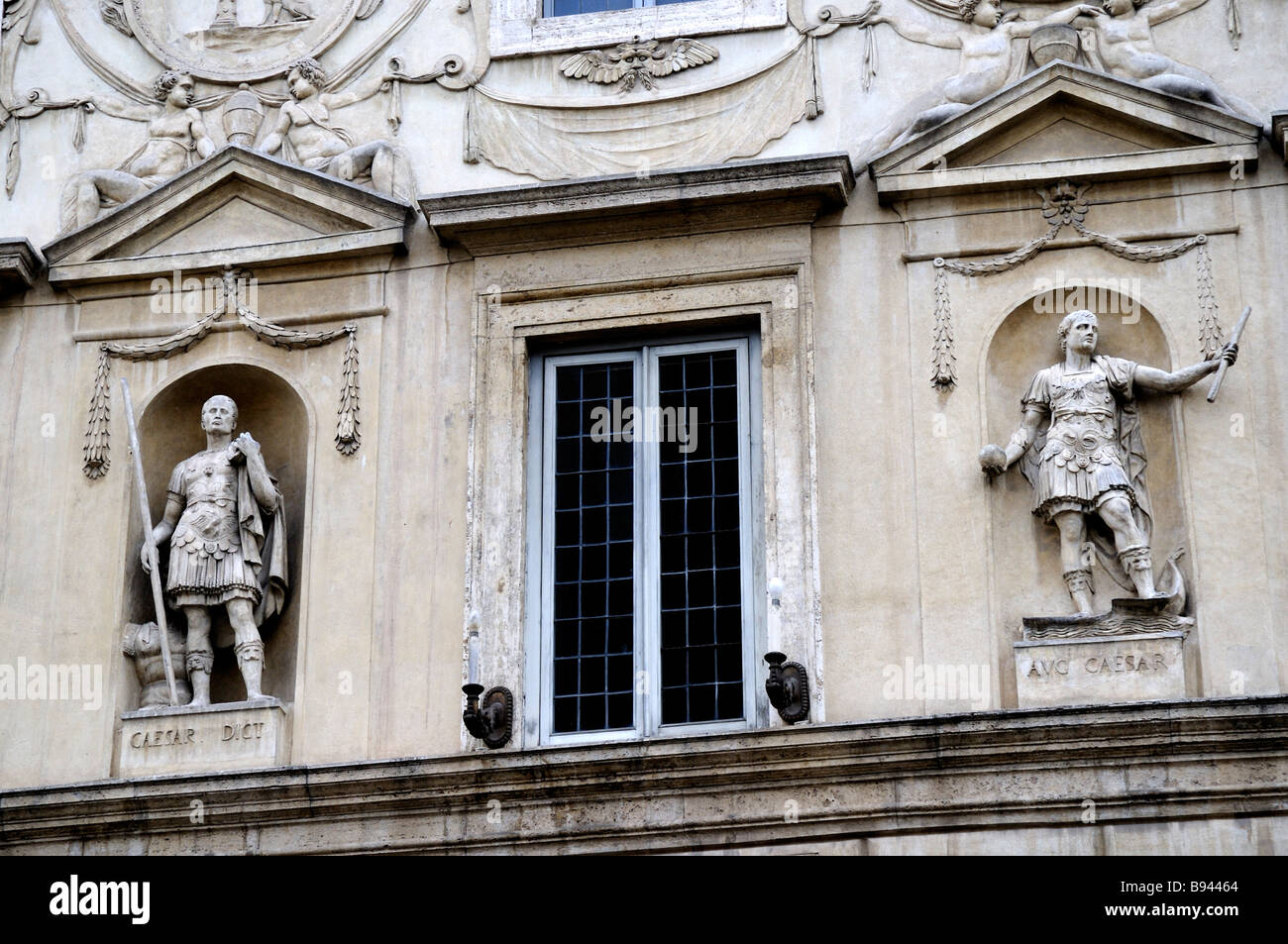 The Palazzo Farnese in Rome Italy now a French School and the French ...