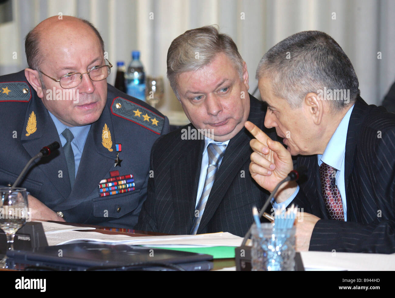 From left to right Alexander Chekalin Russia s First Deputy Interior ...