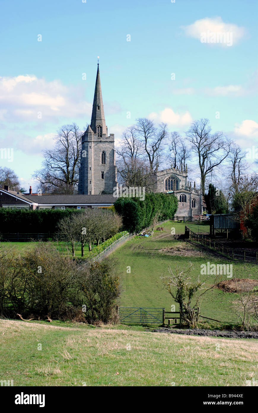 St. Mary the Virgin Church, Lapworth, Warwickshire, England, UK Stock ...