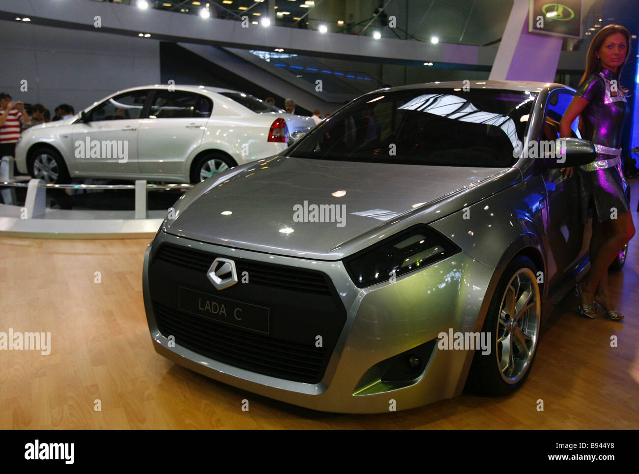The Volga car plant presented the Lada S car at the Interavto 2007 3rd ...