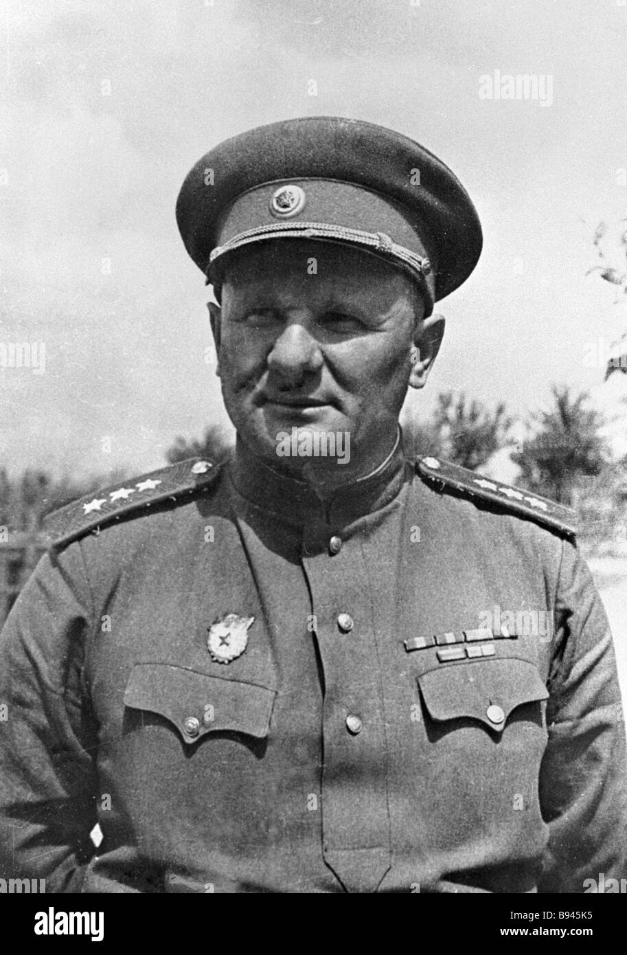 6th Guards Army commander Colonel General Ivan Chistyakov Stock Photo ...
