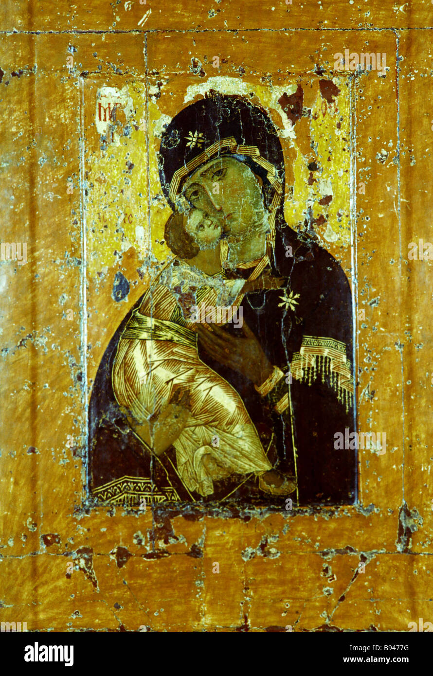 The Virgin of Vladimir icon 12th century Replication Collection of the ...