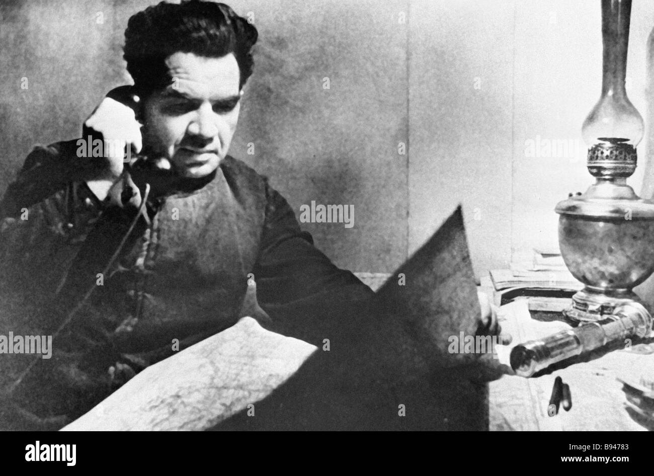 Vasily Chuikov commander of the 62nd Army in Stalingrad Stock Photo - Alamy