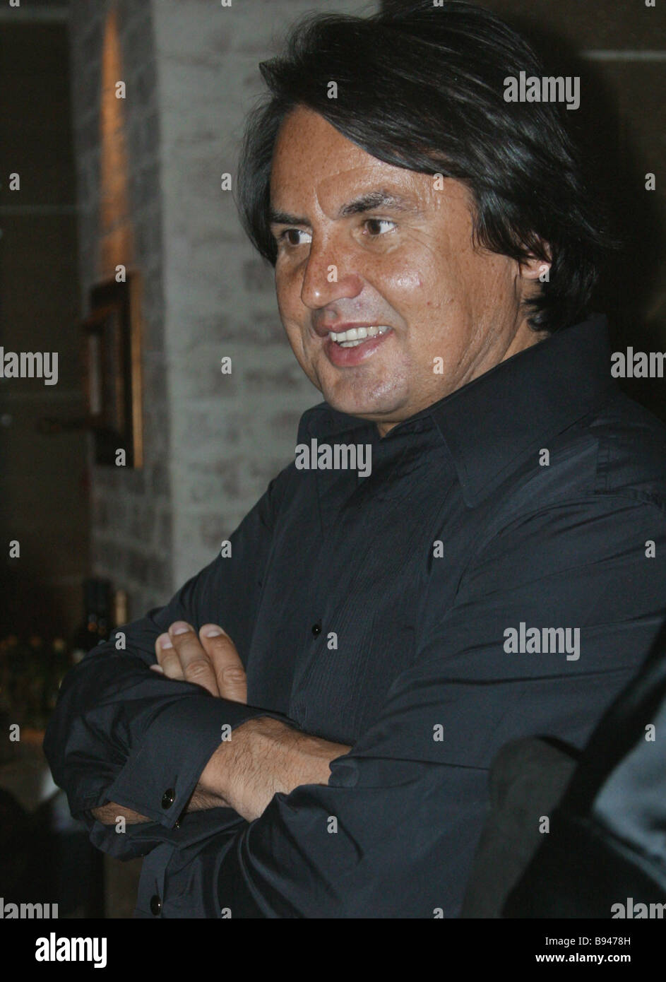 Russian millionaire Rustam Tariko at a reception arranged by the VOGUE ...