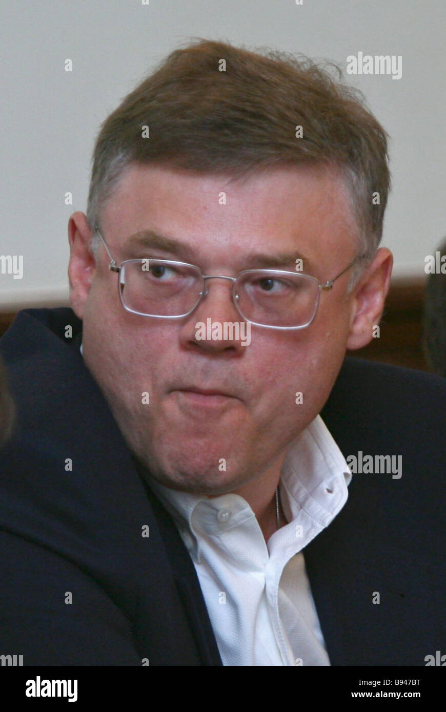 Evraz holding group president Alexander Abramov during a Council of ...