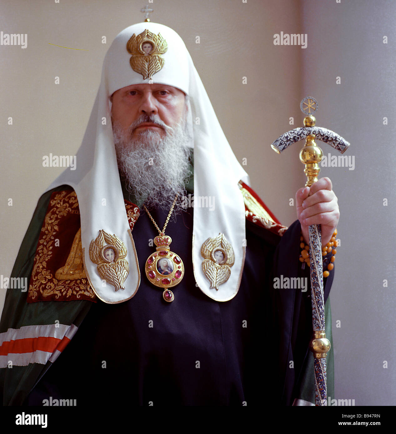 Pimen the Patriarch of Moscow and All Russia in 1977 Stock Photo - Alamy