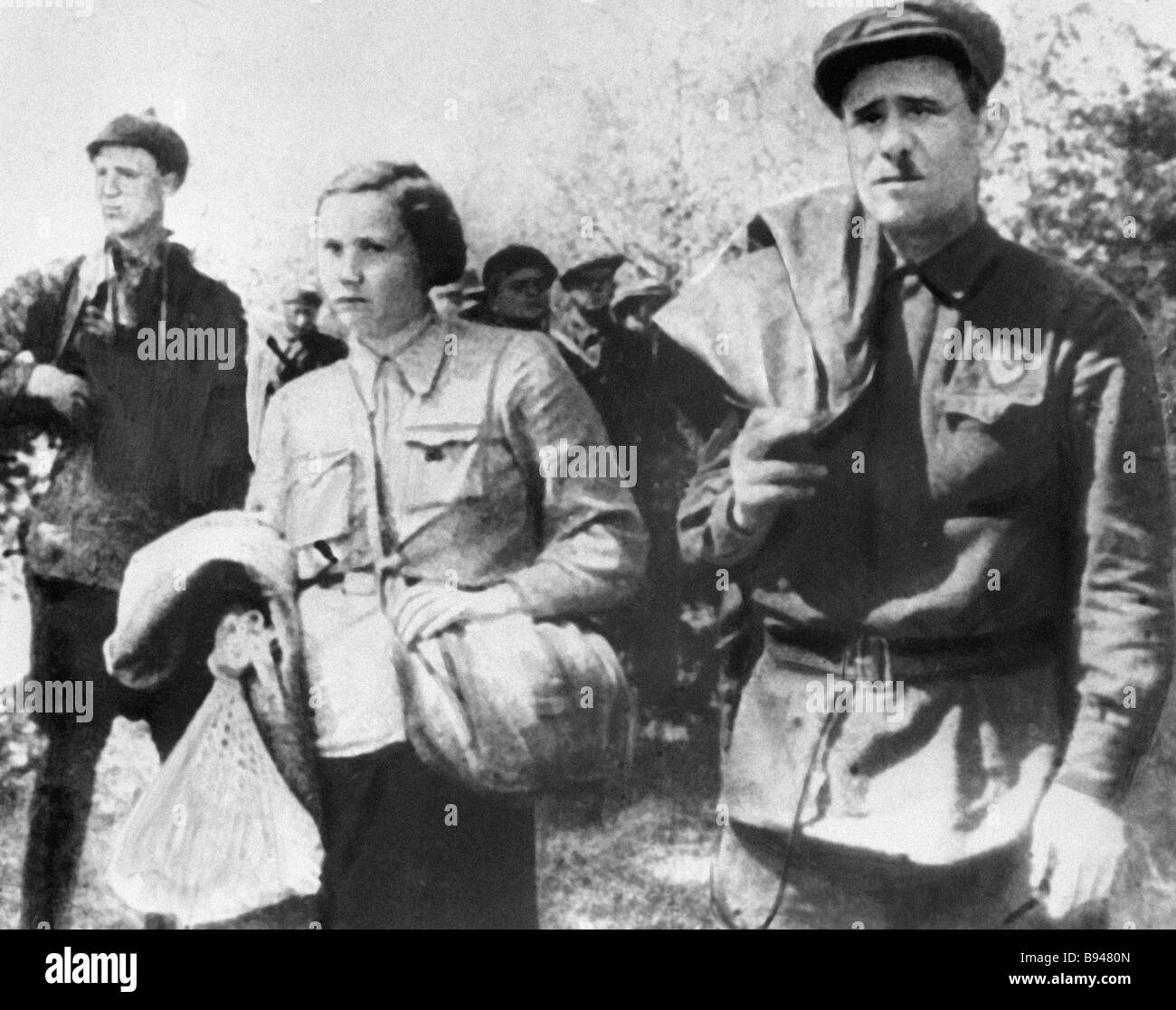 First guerrilla units organizer and commander Minai Shmyrev Father ...