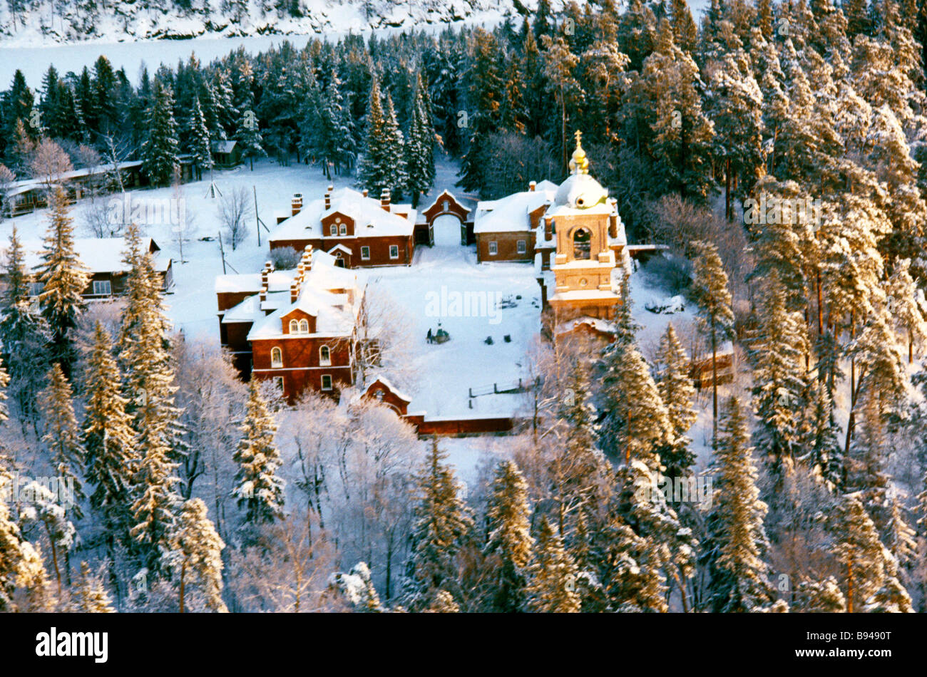 View of Resurrection Monastery Valaam Island Stock Photo - Alamy
